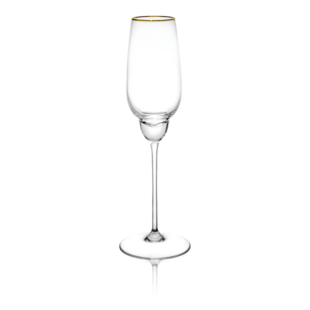 SHADOWS GOLDEN LUX Champagne Glass (Set of 2) | KLIMCHI